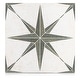 Industry Tile 9x9 Star Green Porcelain Tile Wall and Floor - Bed Bath ...