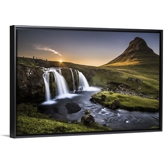 "Fairy-Tale Country" Black Float Frame Canvas Art - Bed Bath & Beyond ...