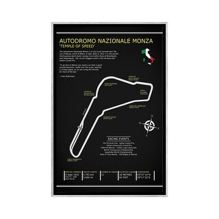 iCanvas "Autodromo Nazionale Monza BL" by Mark Rogan Framed - Bed Bath ...