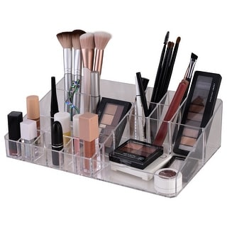 Simplify 15 Compartment Acrylic Cosmetic Organizer - Clear - 15 ...