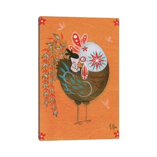 iCanvas "Folk Blessings - Rooster Cuddle" by Martin Hsu Canvas Print ...