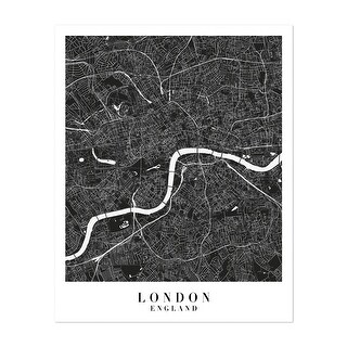 England United Kingdom Maps Minimal Urban Art Print/Poster - Bed Bath ...
