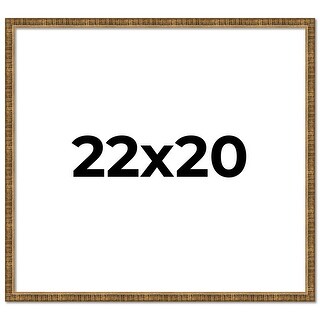 22x20 Frame Gold Kingsley Distressed Solid Wood Picture Frame Width ...