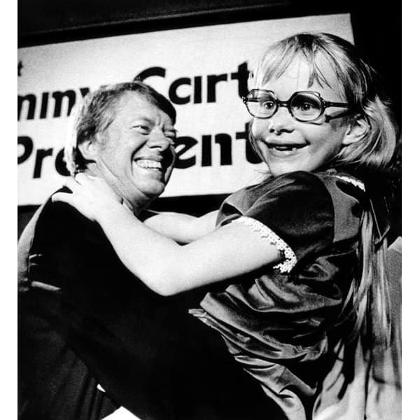 Governor Jimmy Carter Of Georgia With His Daughter History - Bed Bath ...
