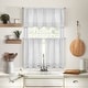 Maison Pintuck Kitchen Window Tiers, Set of 2 - Bed Bath & Beyond ...
