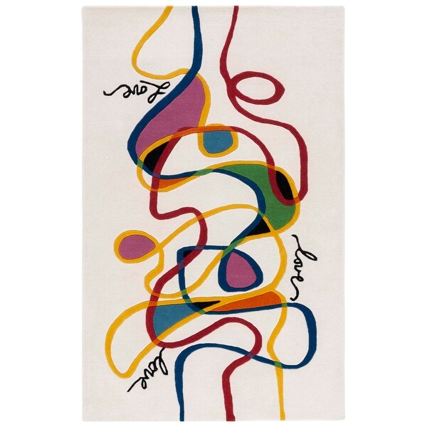 SAFAVIEH Handmade Blossom Roseanna Modern Floral Wool Rug - On Sale ...