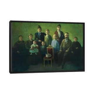 iCanvas "Difficult Family" by Michael Sowa Framed Canvas Print - Bed ...