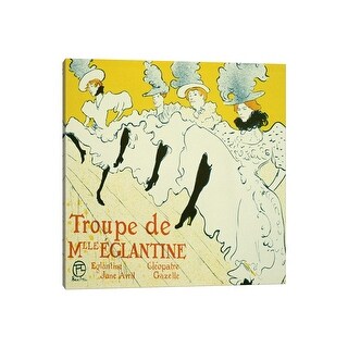 iCanvas "La Troupe De Mlle. Eglantine" by Henri de Toulouse-Lautrec ...