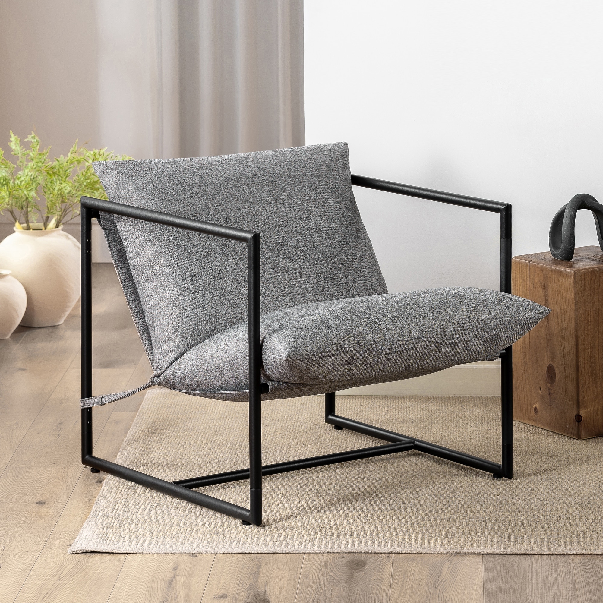 Sling accent chair store