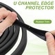 Rubber Edge Trim, U Channel Rubber Guard Seal Strip Protector Fit for ...