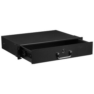 2U Rack Mount Drawer for 19 Inch AV/Network/DJ Equipment Racks or ...