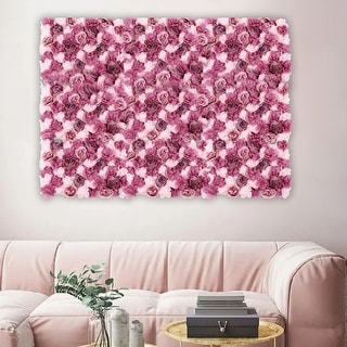 6Pcs Elegant Pink & Mauve Artificial Silk Roses - Bed Bath & Beyond ...