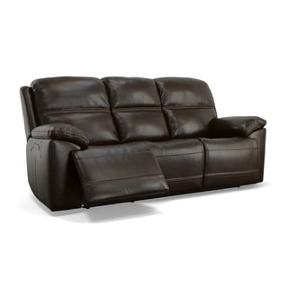 Jackson Zero Gravity Top Grain Leather Power Reclining Sofa with Power Headrests by Flexsteel ...