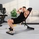 Workout Bench Adjustable with 8 Back Positions and Foot Support - 51.5 ...