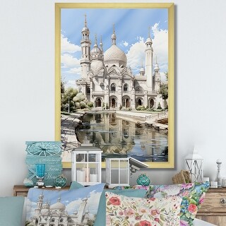 Designart "Religious Divine Reflections" Christianity Framed Wall Art ...