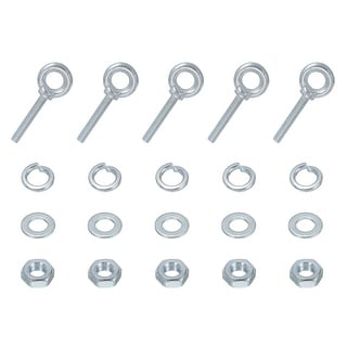 5 Pack M8 x 20mm Eye Screws Bolts Kit, Screw Eye Bolts with Nuts ...