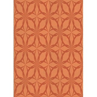Ahgly Company Machine Washable Transitional Neon Orange Area Rugs - Bed ...