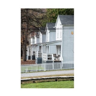 Robert Michaud 'Company Houses Cass 1' Canvas Art - Bed Bath & Beyond ...