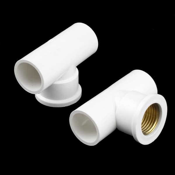 Unique BargainsKitchen Garden PVC T Shape 1/2BSP Female Thread Water ...