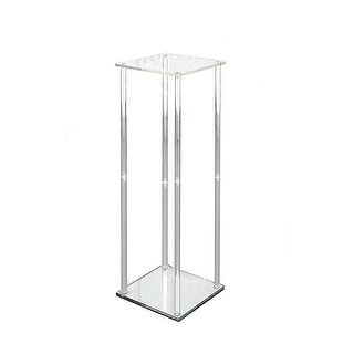 48 Inch Clear Acrylic Flower Stand Column Vase - Bed Bath & Beyond ...