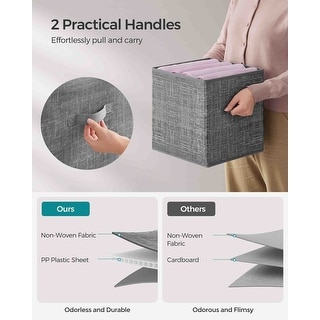 Stylish Set of 8 Foldable Storage Cubes-Enhance Your Home Decor with ...
