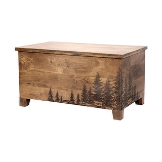 Porter Designs Cascade Cabin & Lodge Style Solid Wood Coffee Table ...