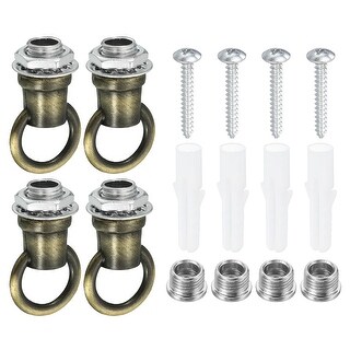 37mmx21mm Ceiling Hook, 4 Pack Screw Hooks Light Fixtures Accessory ...