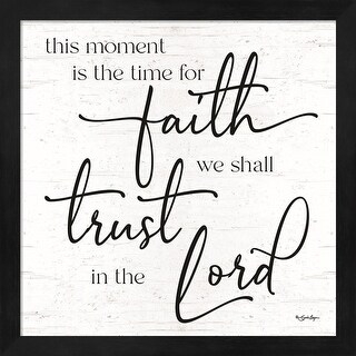 Susie Boyer 'Time for Faith' Framed Art - Bed Bath & Beyond - 36591448
