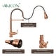 Pre-Rinse Spring Kitchen Faucet, Single Level with Pull Down Sprayer ...