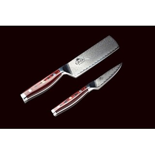 Ginsu Katana Heritage Cleaver and Petty Knife Set | Certified Japanese ...
