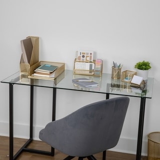 Martha Stewart Premium 6 Piece Mesh Metal Desktop Office Supplies ...