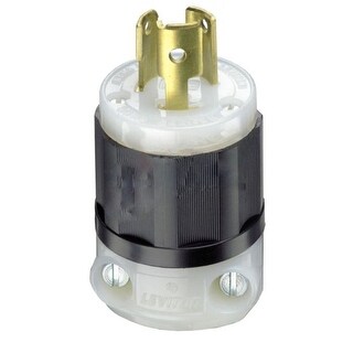 15 AMP Round Black 3-Wire Plug Plastic American Imaginations - Bed Bath ...
