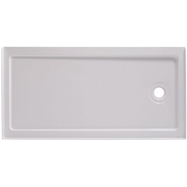 PROFLO Hammond 60" x 32" Rectangular Shower Base with Single Threshold ...