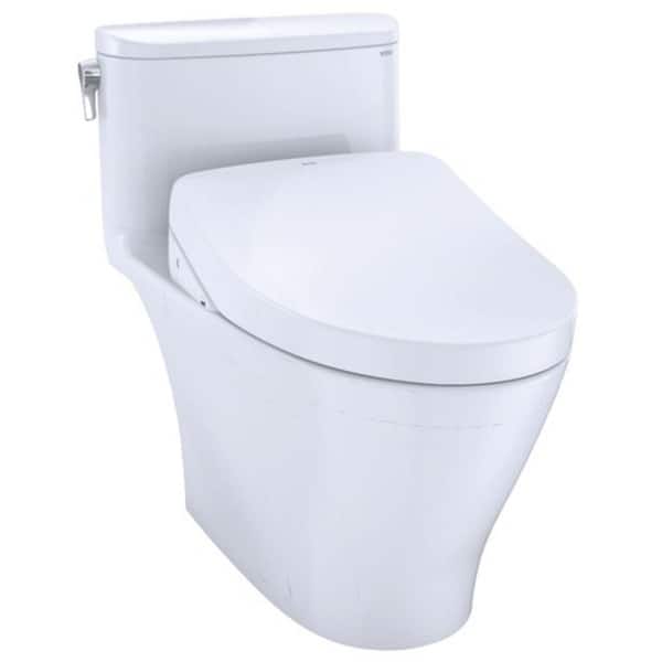 TOTO Nexus 1.28 GPF One Piece Elongated Chair Height Toilet with - Bed ...