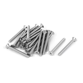 M3x30mm Stainless Steel Hex Socket Flat Head Countersunk Bolts Screw ...