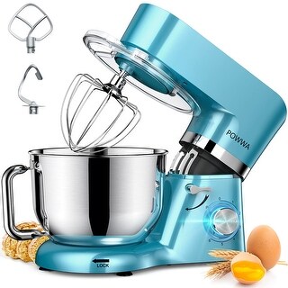 7.5 QT Electric Mixer, 6+P Speed 660W Household Tilt-Head Kitchen Food ...