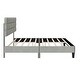 Sturdy Platform Bed with Wooden Slats Support, King Bed Frame with ...