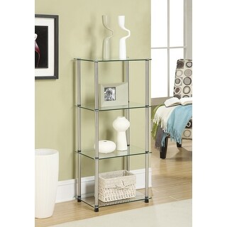 Convenience Concepts Designs2Go Classic Glass 4 Tier Tower - Bed Bath ...