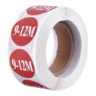 Clothing 9-12M Size Sticker Label 25mm Adhesive Labels for Clothes ...