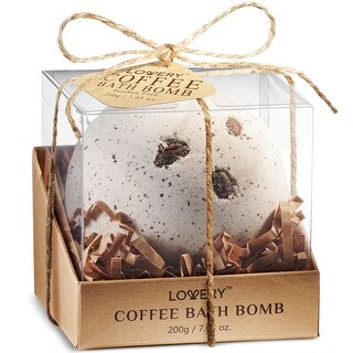 Lovery Extral Large Coffee Bath Bomb, 7oz Handmade Spa Body Bath Fizzy ...