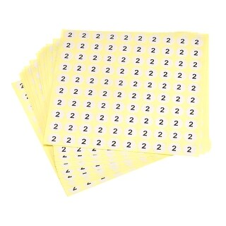 Number Stickers Number Labels Self Adhesive Marked Stickers, for ...