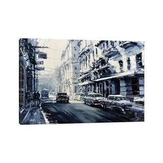 iCanvas "Gray City" by Richell Castellon Canvas Print - Bed Bath ...