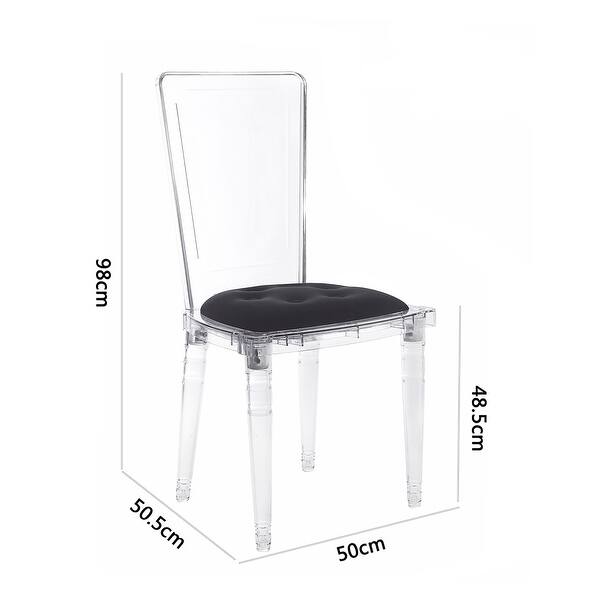 Hansel Transparent Acrylic Dining Chair (Set of 2) - Bed Bath & Beyond ...