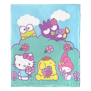 ENT 236 Hello Kitty, Springtime Friends Silk Touch Throw Blanket - Bed ...
