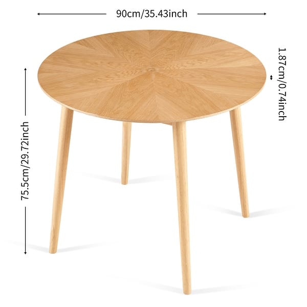 Mid-Century Modern Round Dining Table - Bed Bath & Beyond - 42441887