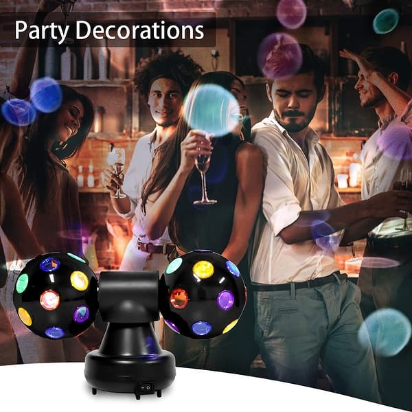 rotating disco balls