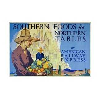 Print Collection 'Southern Foods' Canvas Art - Bed Bath & Beyond - 39535550