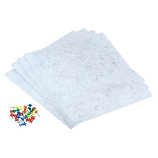 4Pcs Felt Pin Board Tile Self-Adhesive Square DIY Wall Bulletin Push ...