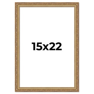 15x22 Frame Red Solid Wood Picture Frame Width 1.75 Inches | Interior ...