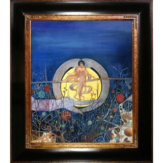 La Pastiche The Harvest Moon with Opulent Frame, 29" x 33" - Bed Bath ...